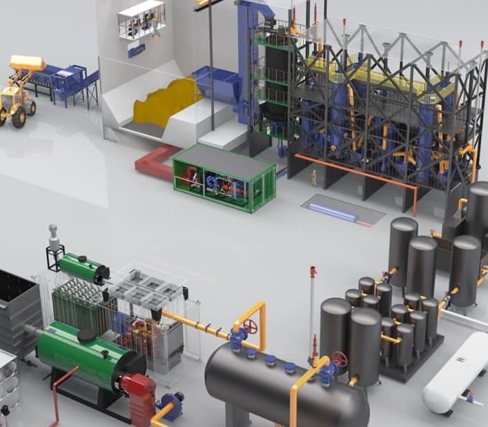 Biomass Gasification System For Hydrogen