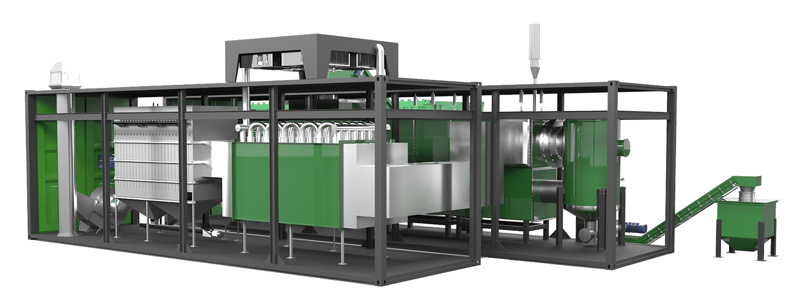 Haiqi Biochar Pyrolysis Carbonization Unit