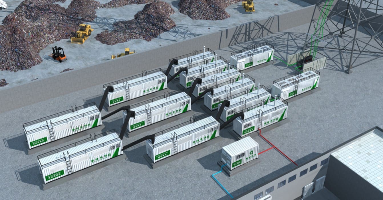 Biomass Mobile Energy Station System