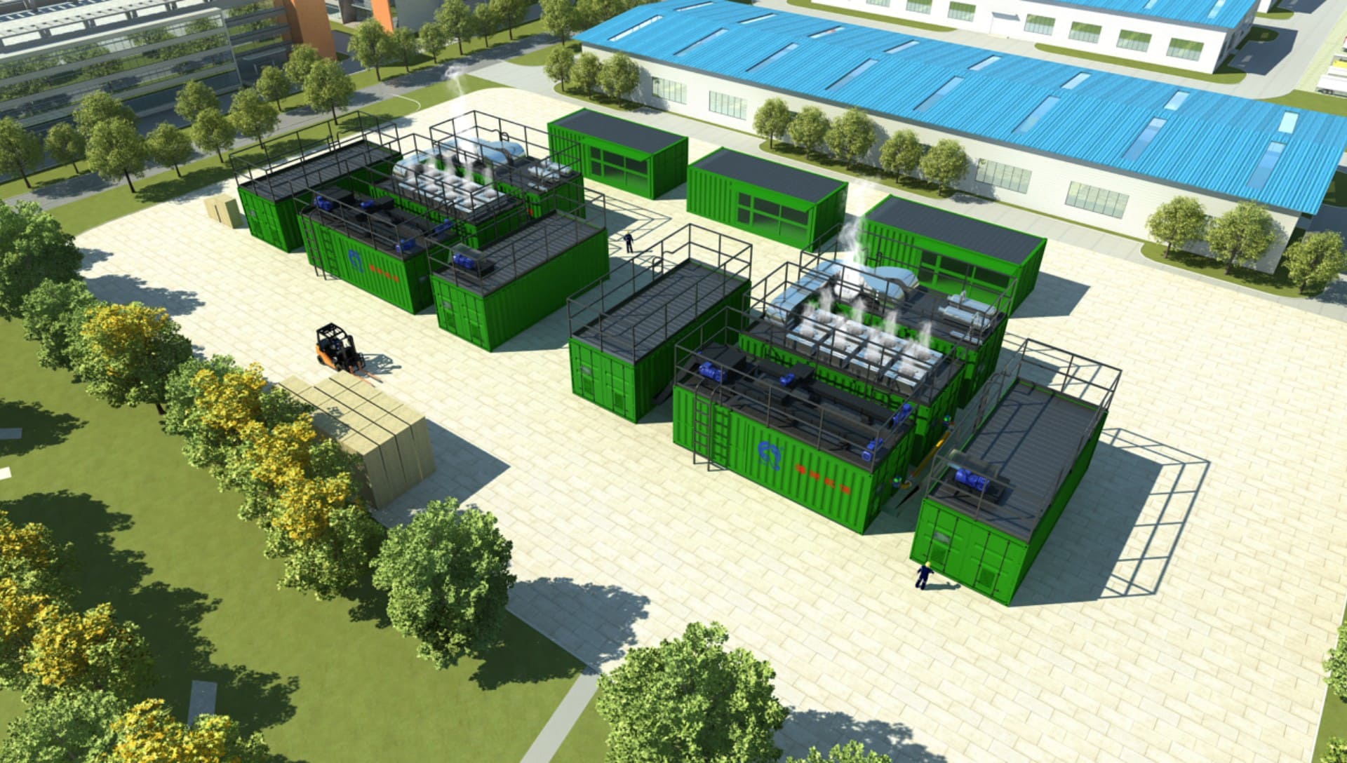 Biomass Mobile Energy Station System