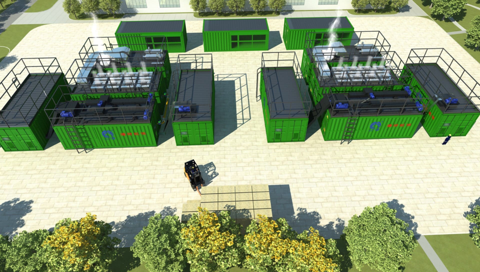 Biomass Mobile Energy Station System