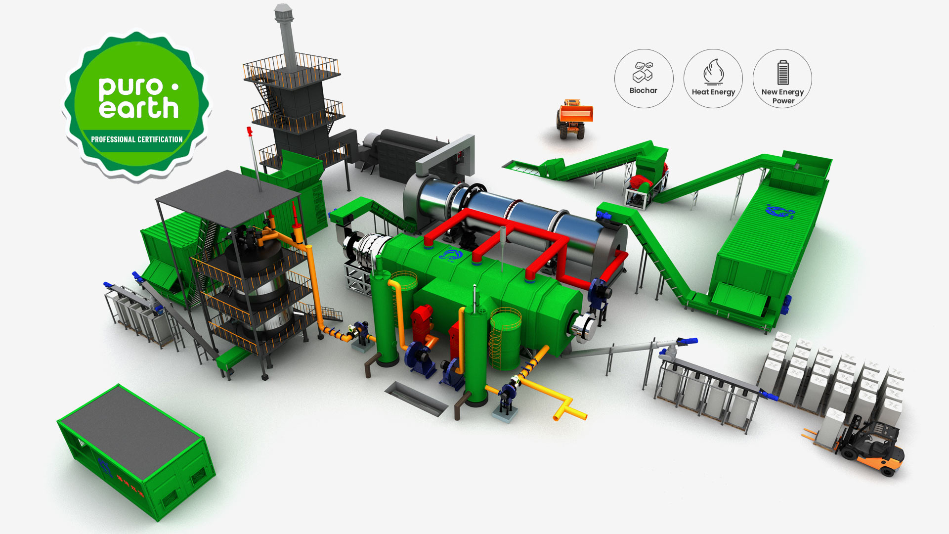 Biomass Carbonization & Application