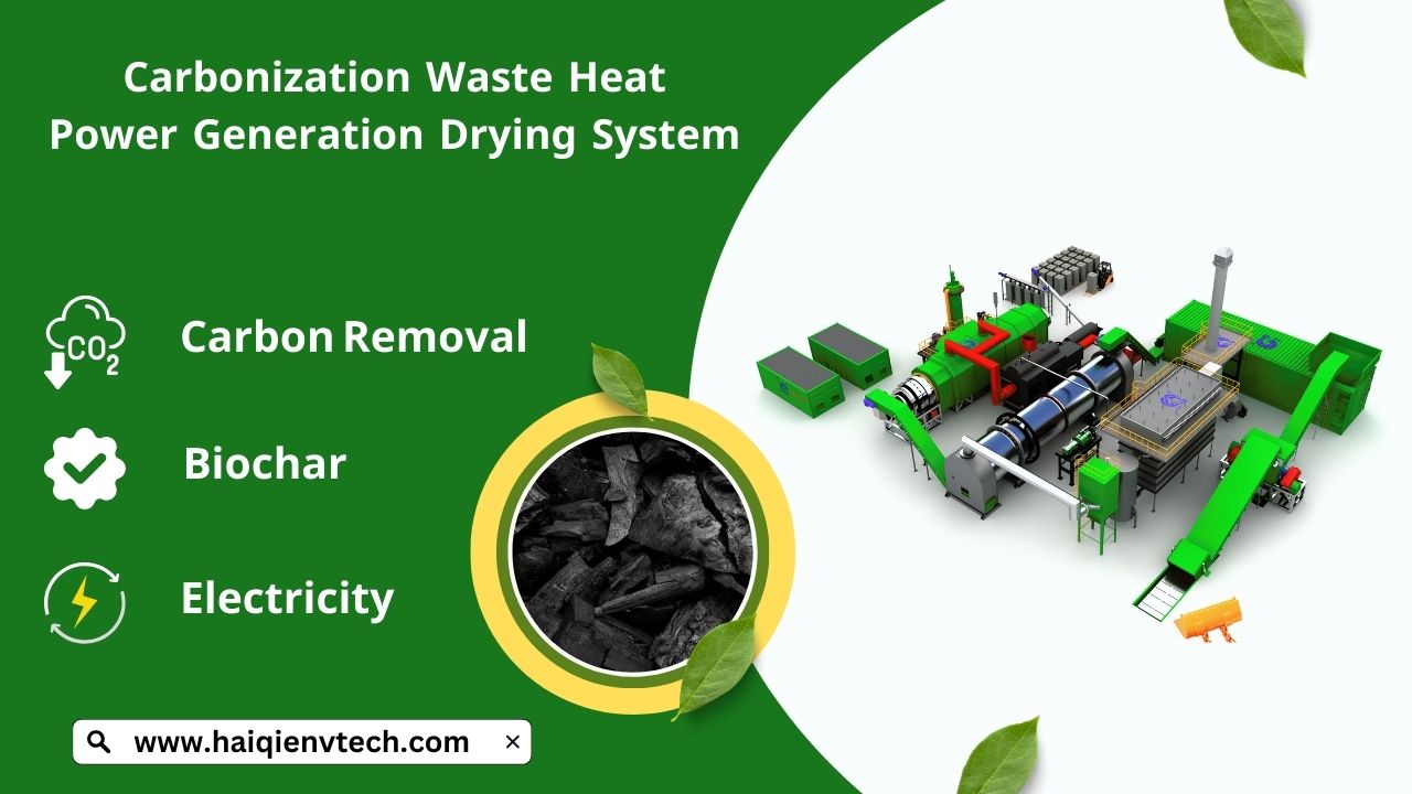 Biomass Carbonization Waste Heat Power Generation Drying System