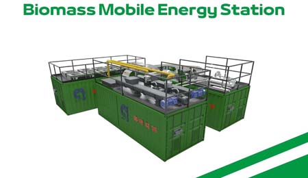 biomass mobile energy station