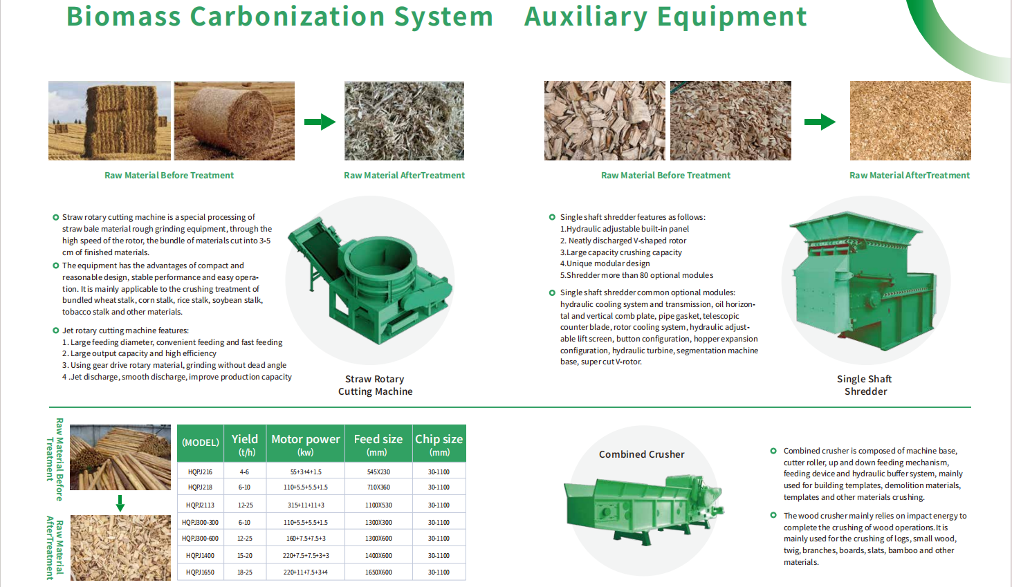 Biomass Carbonization CHP System